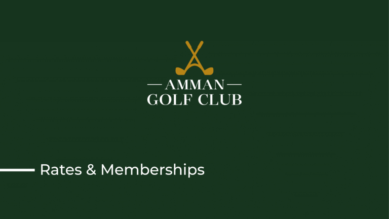 RATES - Amman Golf Club